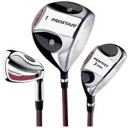 Amazon.com : Wilson Pro Staff 360 Set (Men's, Left-Handed, Graphite ...
