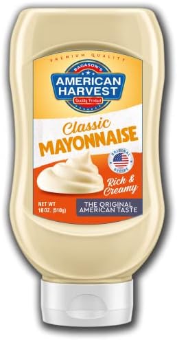 American Harvest Classic Mayonnaise, Top Down Squeezy Bottle 510G price ...