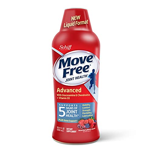 Glucosamine & Chondroitin + Vitamin D3 - Move Free Advanced Mixed Berry ...