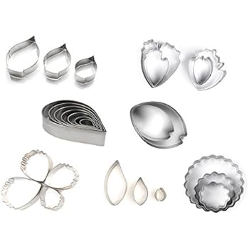 Amazon.com: JEM Cutters Gum Paste Cutter Set - Flower Assortment 2 ...