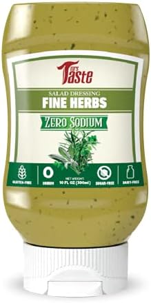 Mrs Taste Sugar Free Onion & Garlic Salad Dressing, Zero Calories, Zero ...
