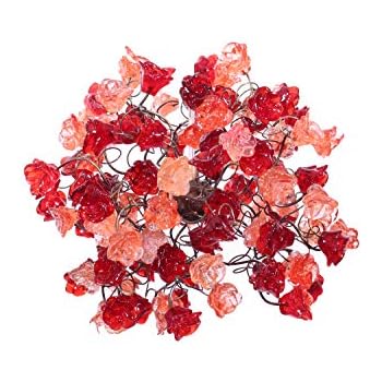 Amazon.com: Romantic - atmosphere lighting - pink and red roses pendant ...