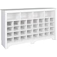 Amazon.com: Trent Home 36 Cubby 60" Versatile Wooden Shoe Cubby Console ...