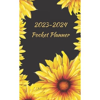 Buy 2023-2024 Pocket Planner: 2 Year Monthly Calendar For Purse January ...