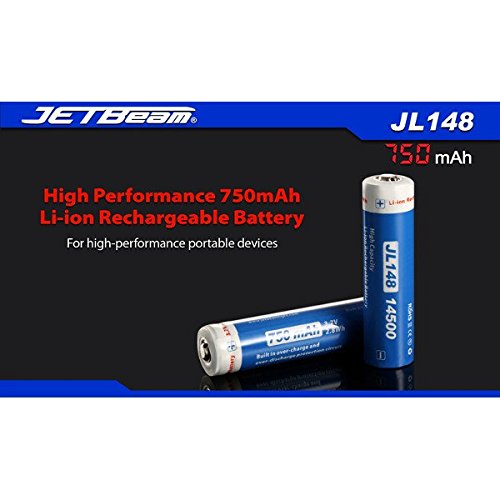 Buy JETBeam JL148 14500 750mAh 3.7V Rechargeable Li-ion Battery ...