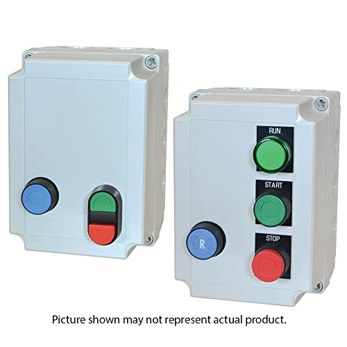 top Extended Red c3controls W22DPB-ERFG-01/10 Momentary Non-Illuminated ...