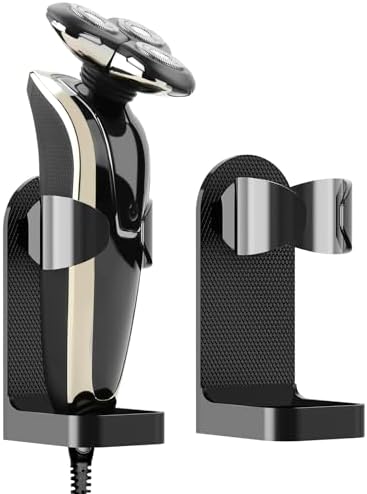 Linkidea 2 Pack Wall Mount Electric Shaver Holder, Self-adhesive Shower ...