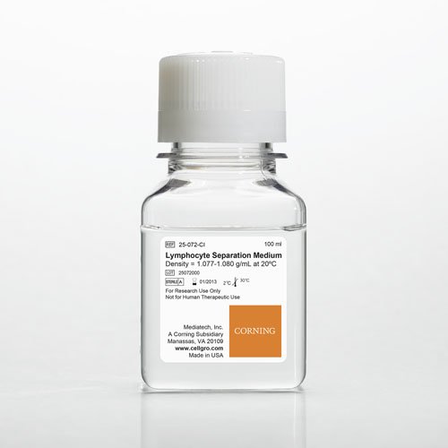 Mediatech 25-072-CI Lymphocyte Separation Medium, Density = 1.077-1.080 ...
