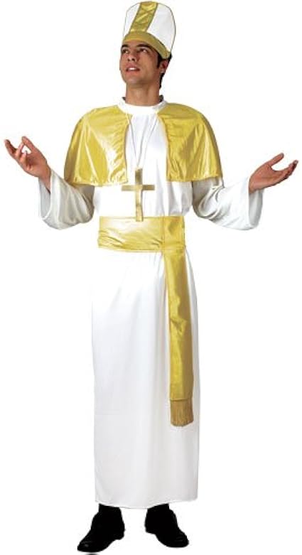 Adults Mens Holy Father Costume for Religious Religion Faith Fancy ...