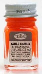 Amazon.com: Testors Enamel Paint Open Stock .25oz-Orange Fluorescent ...