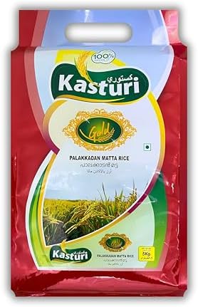 Kasturi Premium Palakkadan Matta Rice, Kerala Rice, Kaje Rice - 5 KG ...