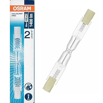 Osram 64690 Halogen Stick Light ECO 80 Watt 230 Volt R7S (Pack of 10 ...