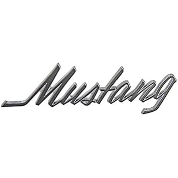 Amazon.com: Mustang Fender Emblem Mustang Script 1968: Automotive