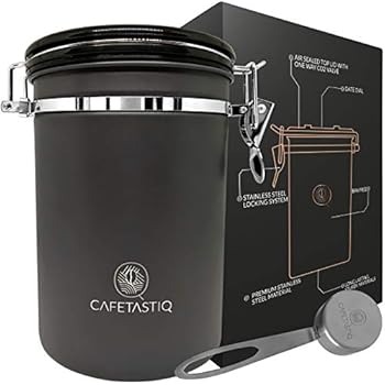 Amazon.com: Coffee Gator Stainless Steel Container - Fresher Beans and ...