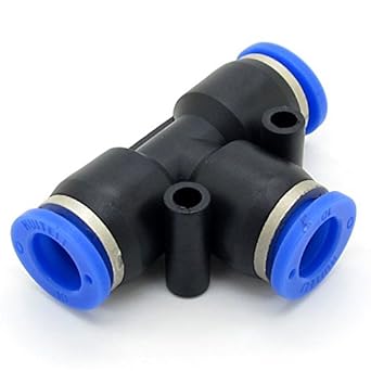 10mm T-junction Push In Equal Tee Pneumatic Fittings Air Quick ...