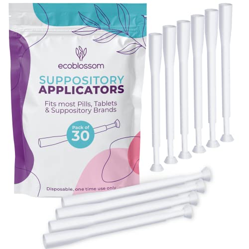 Ecoblossom - Disposable Vaginal Suppository Applicators (30 Pack ...