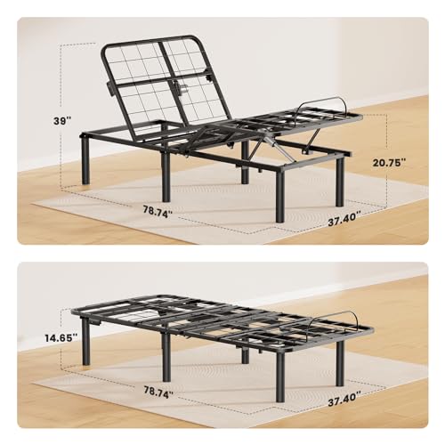 Marsail MS01 Twin XL Adjustable Bed Base Frame on Galleon Philippines