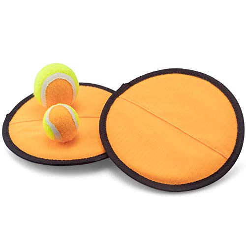 Mayershop Velcro Paddle Ball Catch Set - Toss and Catch Ball Set ...