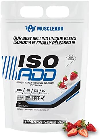 Muscle Add | ISO ADD | Whey Protein | Blend of Hydrolized & Isolate ...