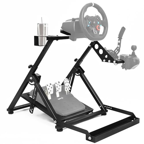 Marada X Frame Steering Wheel Stand Racing Sim Cockpit with Seat Slot ...