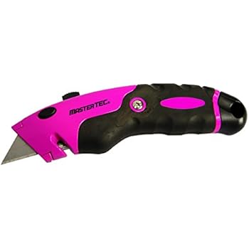 The Original Pink Box PB1UKN Pink Utility Knife with Retractable Blade ...