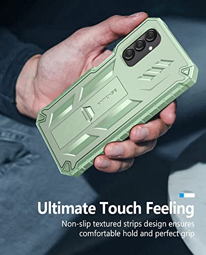FNTCASE for Samsung Galaxy A14-5G Case: Dual-Layer Protective Textured Shockproof Rugged TPU ...
