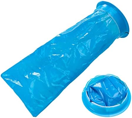 Blue Garbage Bags Disposable Vomit Bags- 25Pcs 1000ml Barf Bags Emesis ...