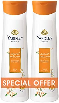 Yardley London Body Lotion - 200 ml Twin Pack, 2 Imperial Sandalwood ...