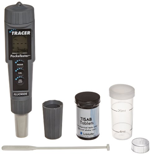 LaMotte 1756 Fluoride Tracer Pocket Tester, 0.1 to 10ppm Range, +/-3% ...