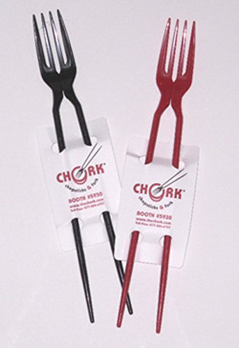 The Chork Chopsticks and Fork in One, Black (6 Pack) New | eBay