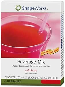 Amazon.com: Herbalife Beverage Mix Packets, Wild Berry, 7 Packets/Box ...