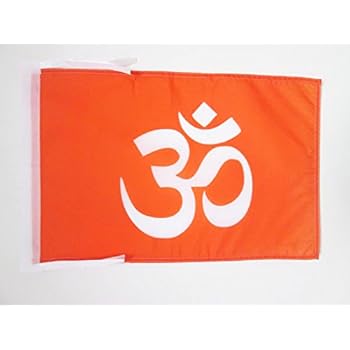 Amazon.com : AZ FLAG Hinduism Religion Flag 18'' x 12'' Cords - Hindu ...