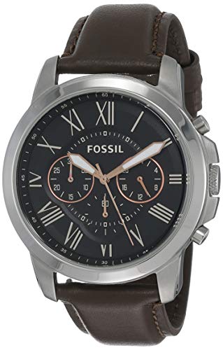 Fossil Men’s Grant Stainless Steel Quartz Chronograph Watch – Junga Wunga