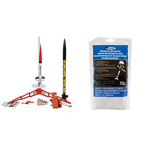 Estes Tandem-X Flying Model Rocket Launch Set & 302274 Recovery Wadding ...