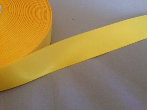 6 Metres of 2 Inch Wide Yellow Ribbon-Wedding Car or Arts and Crafts ...
