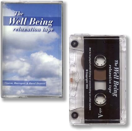 THE WELLBEING RELAXATION CASSETTE TAPE for stress anxiety & sleep aid ...