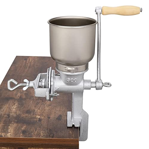 Hand Crank Grain Mill,500# Home Use Hand Mill Grain Grinder Manual ...