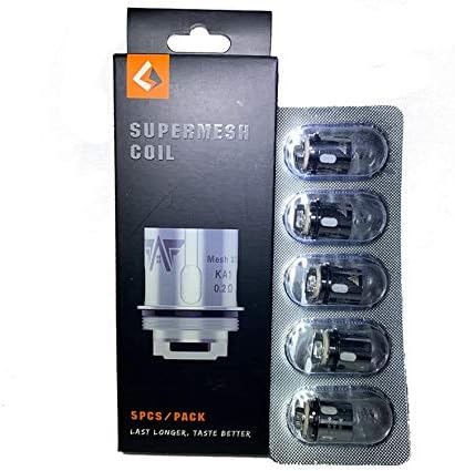 GeekVape's Super Mesh Coils (X1 0.2ohm 30-90W) & (X2 0.3ohm 30-45W ...