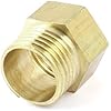 G Thread 1/2" Female to NPT Thread 1/2" Male Pipe Fitting Adapter ...
