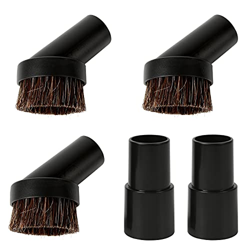 Bangogo Round Dust Brush Horse Hair Vacuum Attachment,25MM Soft Bristle ...