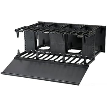 Panduit NMF1 Horizontal Cable Manager, Black - Electrical Cables ...
