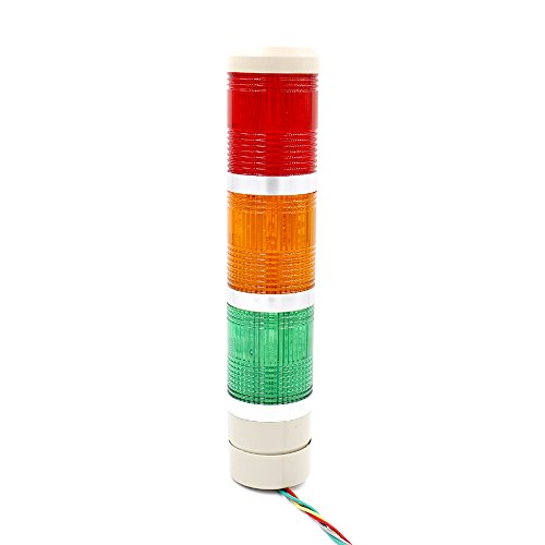 Buy Baomain Industrial Signal Light Column LED Alarm Round Tower Light ...