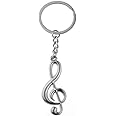 gootrades Musical Note Key Ring Keyfob Keyring Music Symbol Keychain at ...