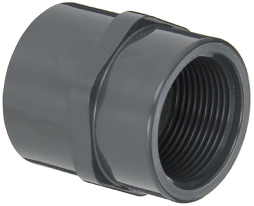 Spears 835 Series PVC Pipe Fitting, Adapter, Schedule 80, 1-1/4" Socket ...