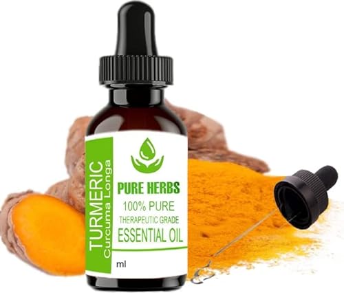 Pure Herbs Turmeric (Curcuma Longa) Pure & Natural Essential Oils ...