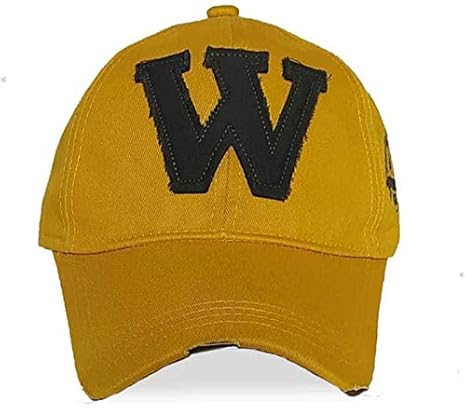 Buy w Yellow Baseball Cap for Unisex at Amazon.in