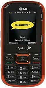 Amazon.com: LG Rumor 2 Phone, Orange (Sprint) : Cell Phones & Accessories