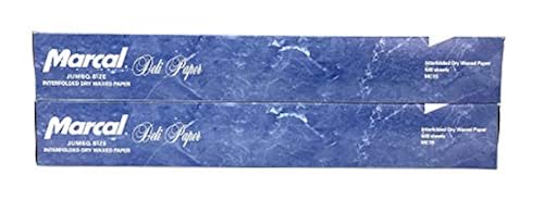 Marcal Deli Wrap Interfolded Wax Paper. Dry Waxed Food Liner Jumbo Size ...