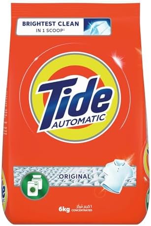 Tide Automatic Powder Laundry Detergent, Original Scent, 6 kg price in ...