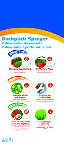 SOLO 475-B BACKPACK SPRAYER, 4 GALLON, DIAPHRAGM - BLEACH RESISTANT ...